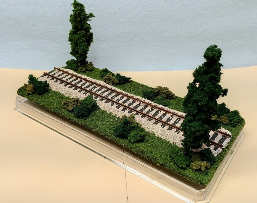 HO Scale 9 Single Track summer Scene DISPLAY | Etsy