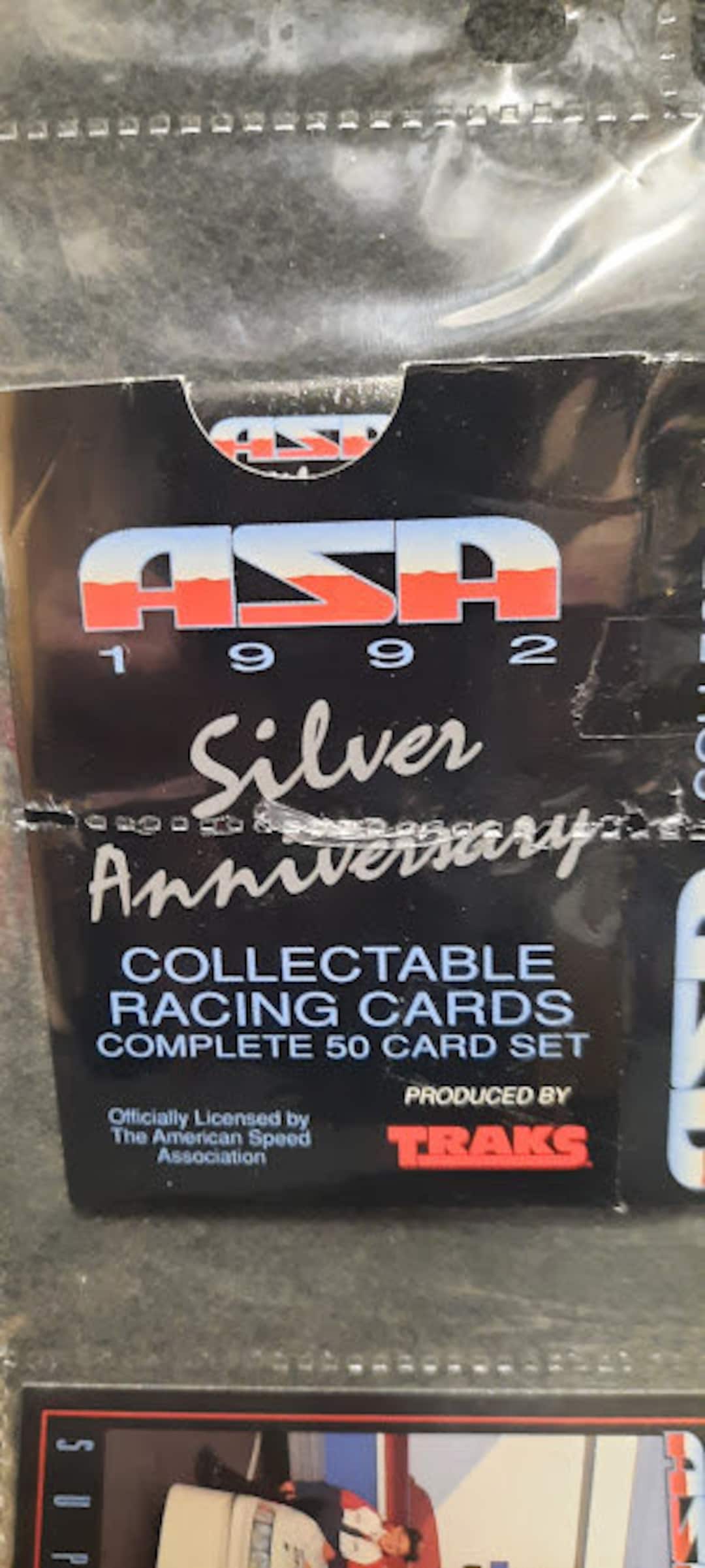 ASA Racing Series- TRAXS- 1992 - Trading Race Card Set - 51 Cards - Etsy