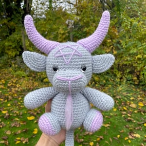 Baphomet Goat Crochet Plushie | Satan 666 Amigurumi Plushy | Devil ...