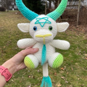 Baphomet Goat Crochet Plushie | Satan 666 Amigurumi Plushy | Devil ...