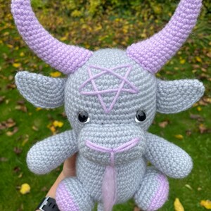 Baphomet Goat Crochet Plushie | Satan 666 Amigurumi Plushy | Devil ...