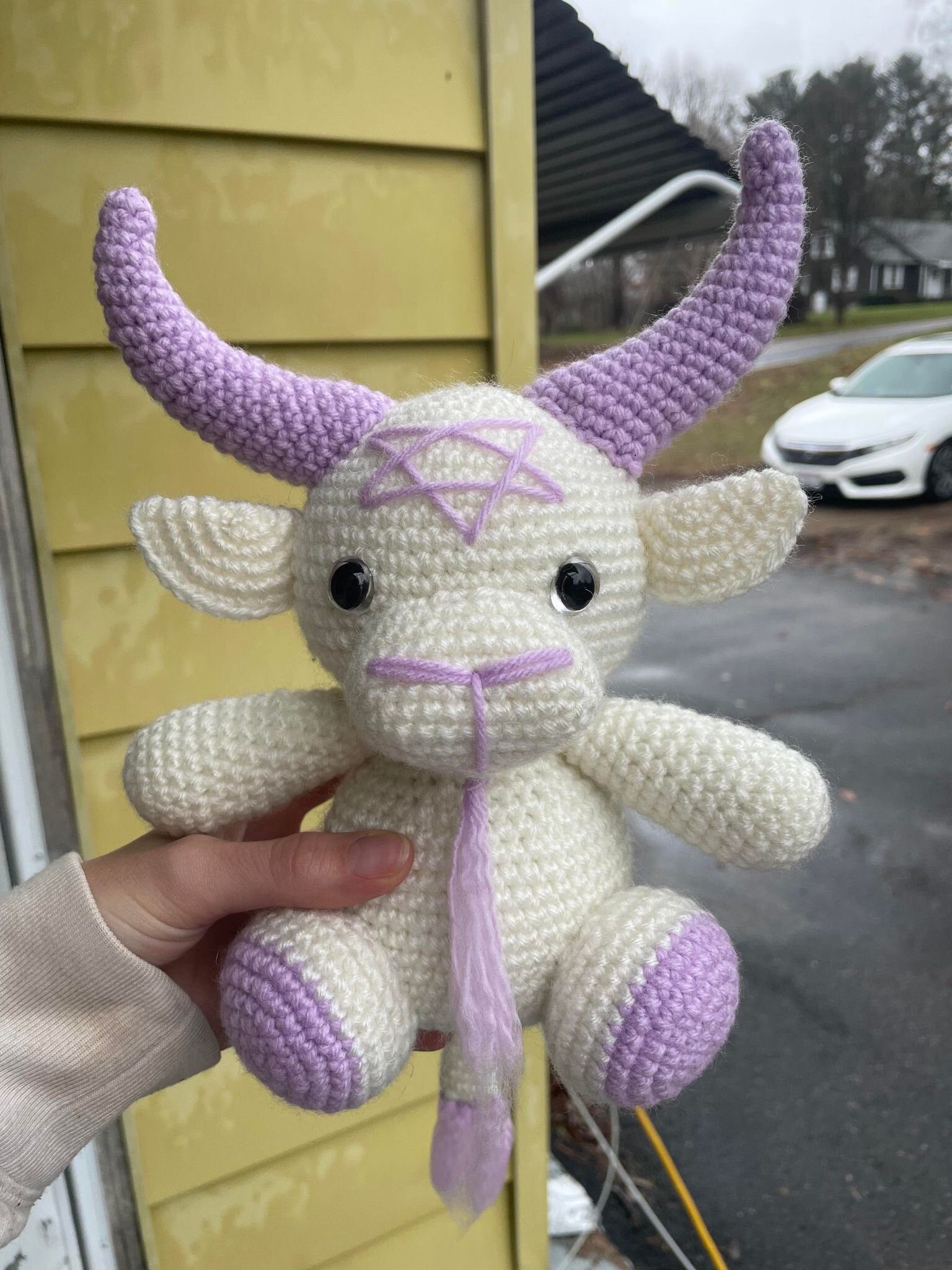Baphomet Goat Crochet PATTERN | 666 Stuffed Animal | Satan Crochet ...