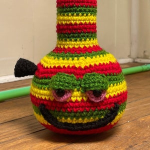 Crochet Bong Pattern | Bong Buddy Crochet Pattern | 420 Friendly | Weed ...