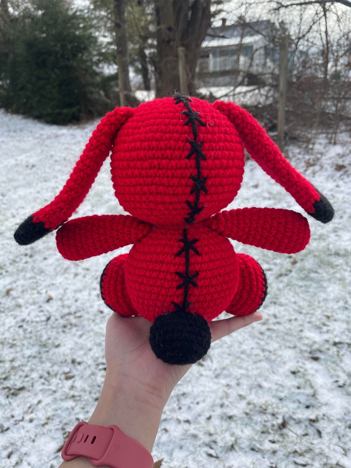 Crochet Voodoo Doll Bunny | Devil Bunny Plush | 666 Satan Bunny ...