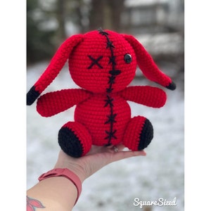 Crochet Voodoo Doll Bunny Devil Bunny Plush 666 Satan - Etsy