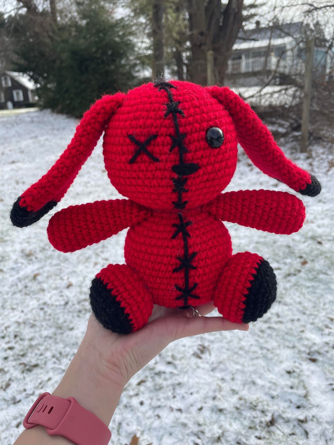 Crochet Voodoo Doll Bunny Devil Bunny Plush 666 Satan - Etsy
