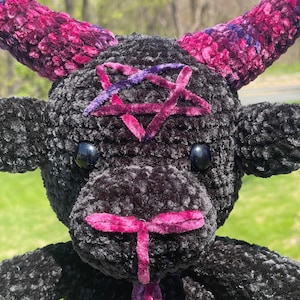 Baphomet Goat Crochet Plushie | Satan 666 Amigurumi Plushy | Devil ...