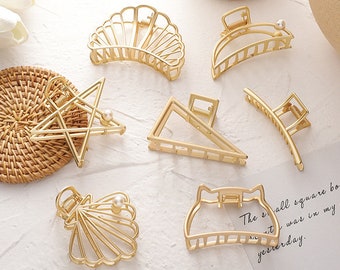 Sea Shell Hair Clips | Etsy