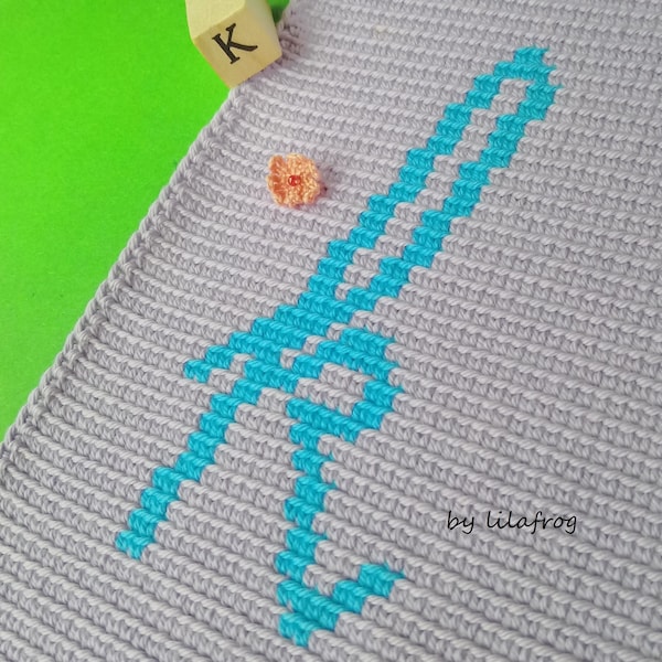 Letter K Crochet - Etsy
