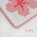Tapestry Crochet Coaster Sakura Flower, Crochet Coaster Flower, Cute ...