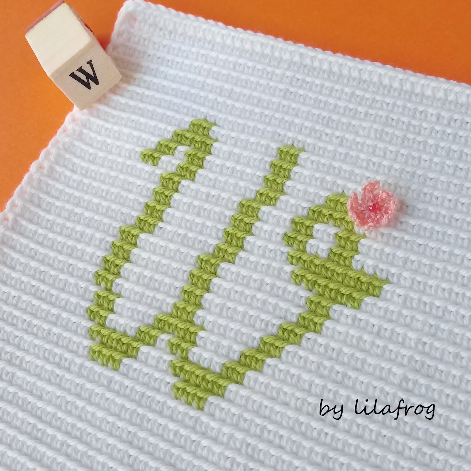 Tapestry Crochet Letter W PATTERN: Alphabet DIY Tutorial (PDF Download ...