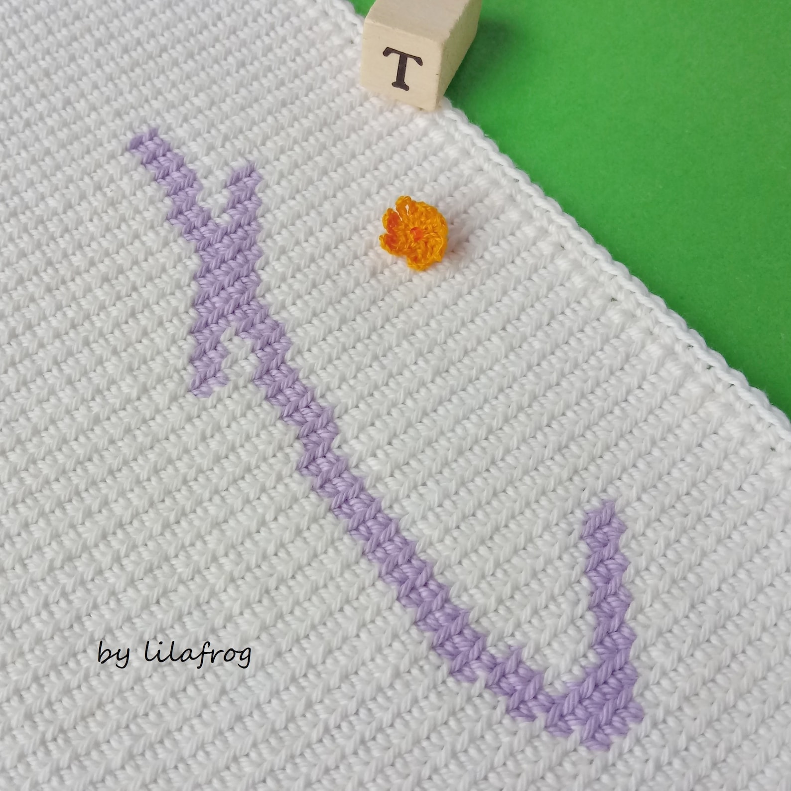 Tapestry Crochet Letter T Pattern: Alphabet DIY Tutorial (PDF Download ...