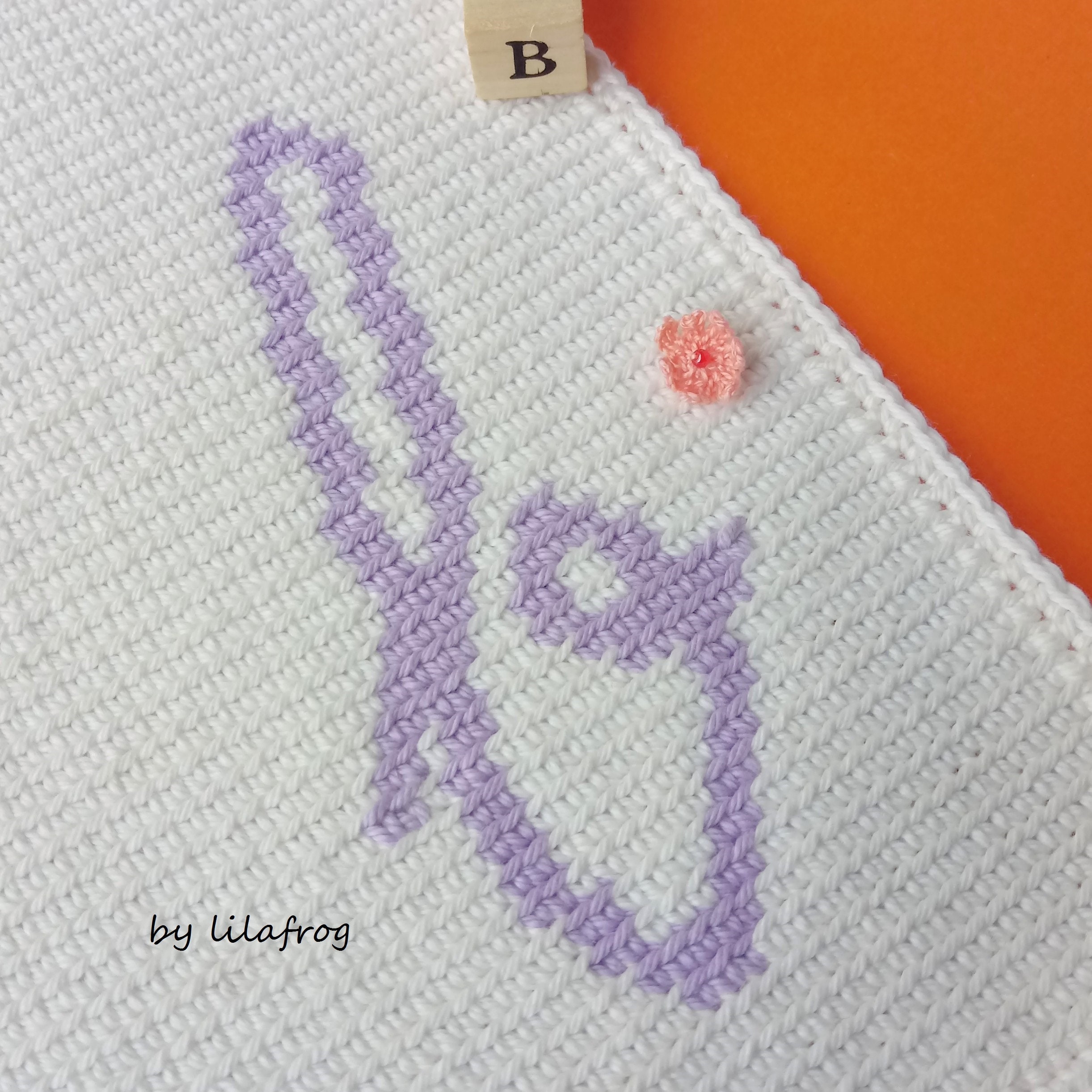 Tapestry Crochet Letter B PATTERN: Alphabet DIY Tutorial (PDF Download ...