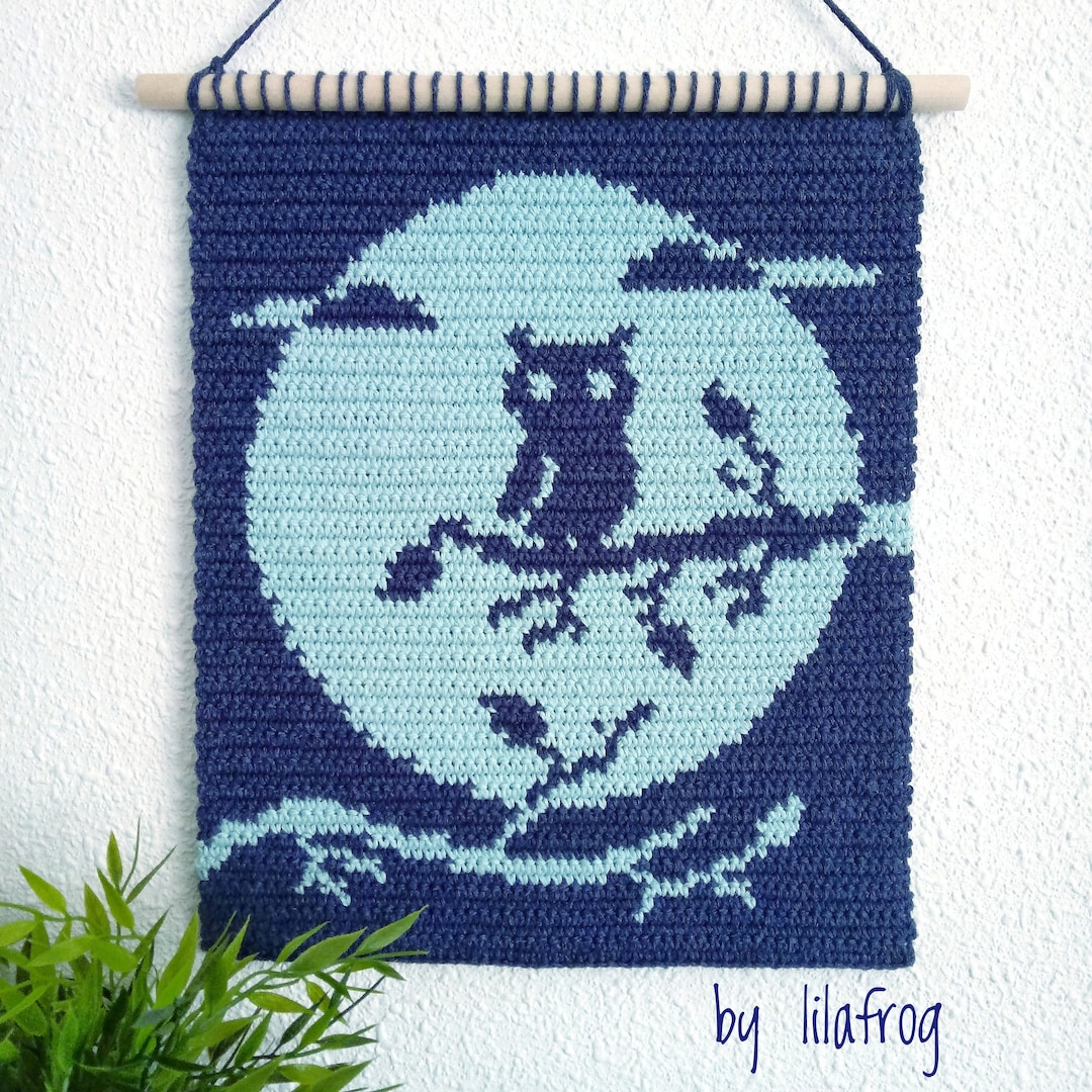 Tapestry Crochet Wall Hanging, Crochet Wall Hanging Animals Patterns ...