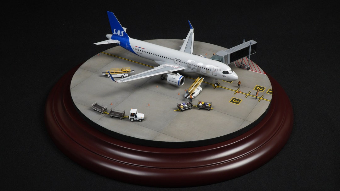 Aircraft Diorama Set 1/144 3D Model for Print STL - Etsy