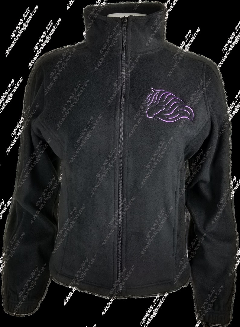 Embroidered Horse Fleece Jacket.....horse Lover...horse Gift - Etsy