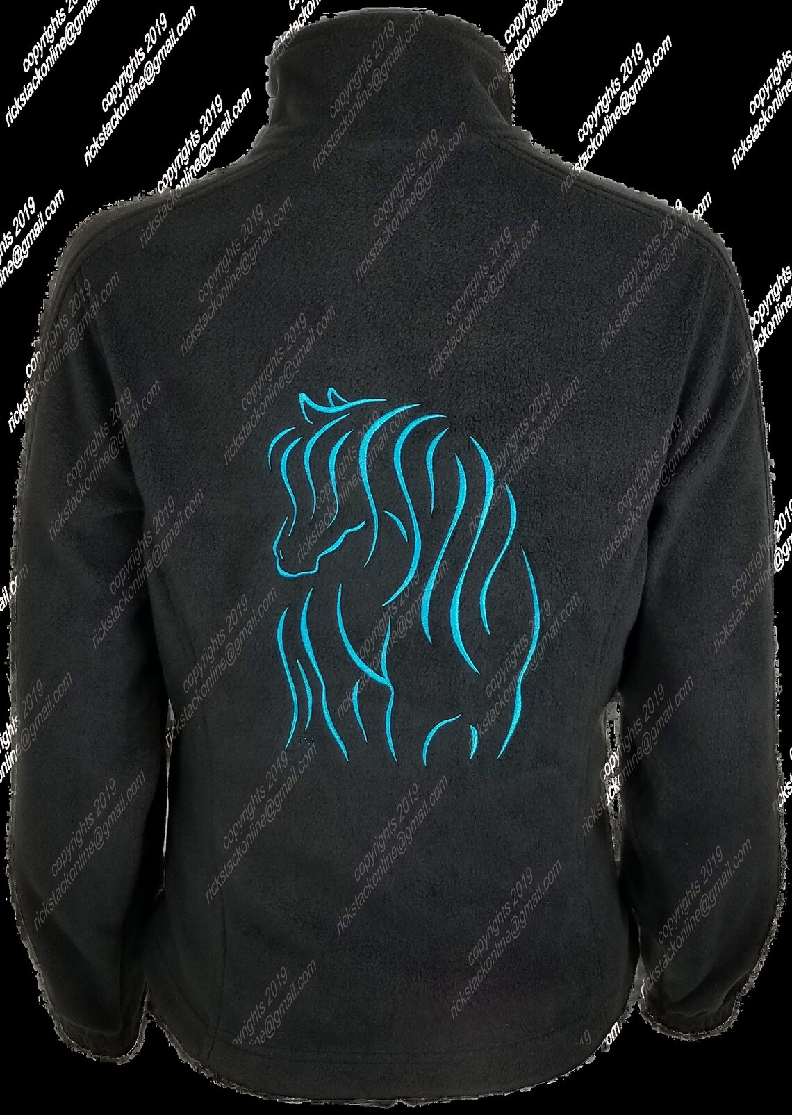 Embroidered Horse Fleece Jacket.....horse Lover...horse Gift - Etsy