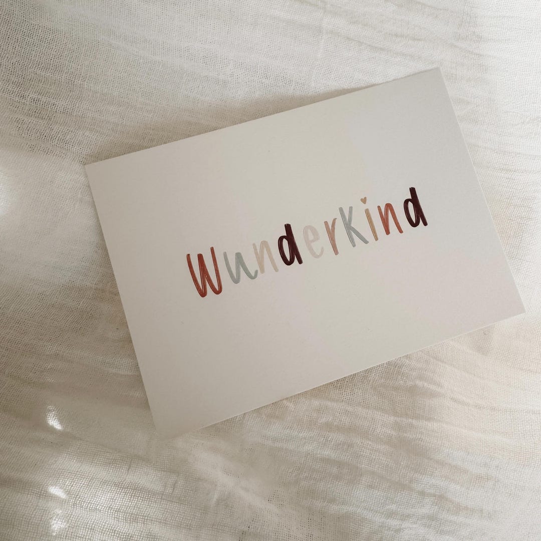 Card for Child Prodigy, Card for Birth - Etsy