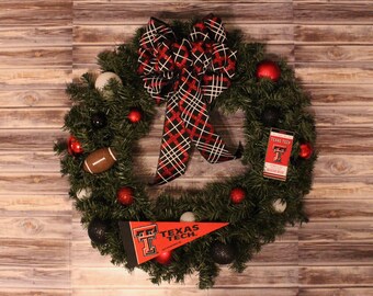 Texas Tech Wreath - Etsy