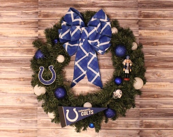 Indianapolis Colts Wreath - Etsy