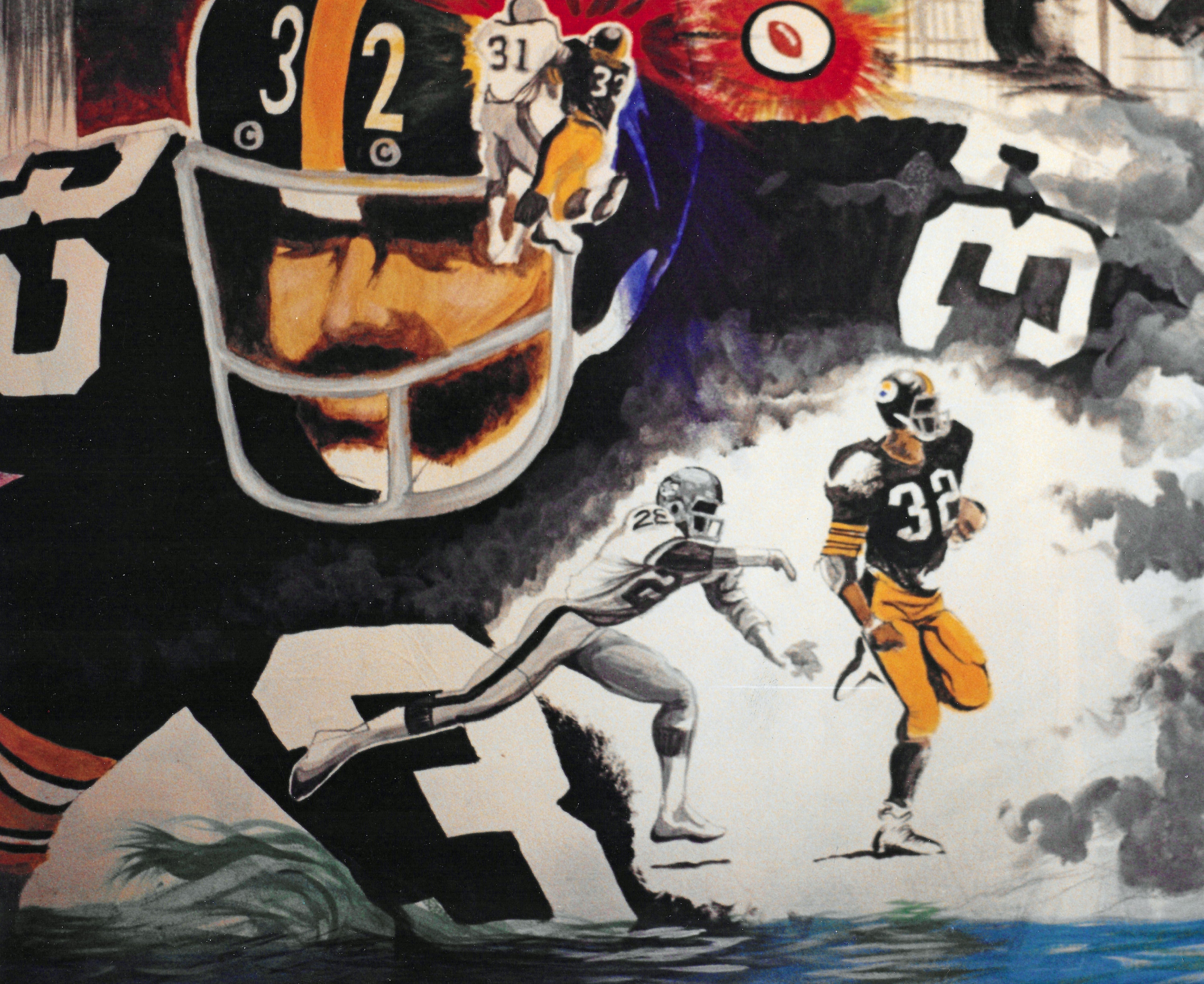 Franco Harris Emmaculate Reception - Etsy