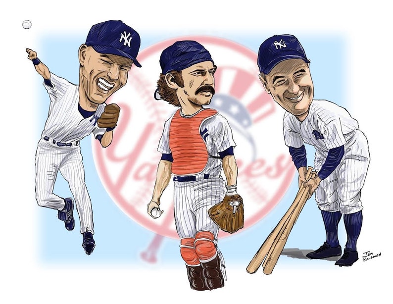 Yankees Baseball Major League Baseball Captains Derek Jeter Thurman ...