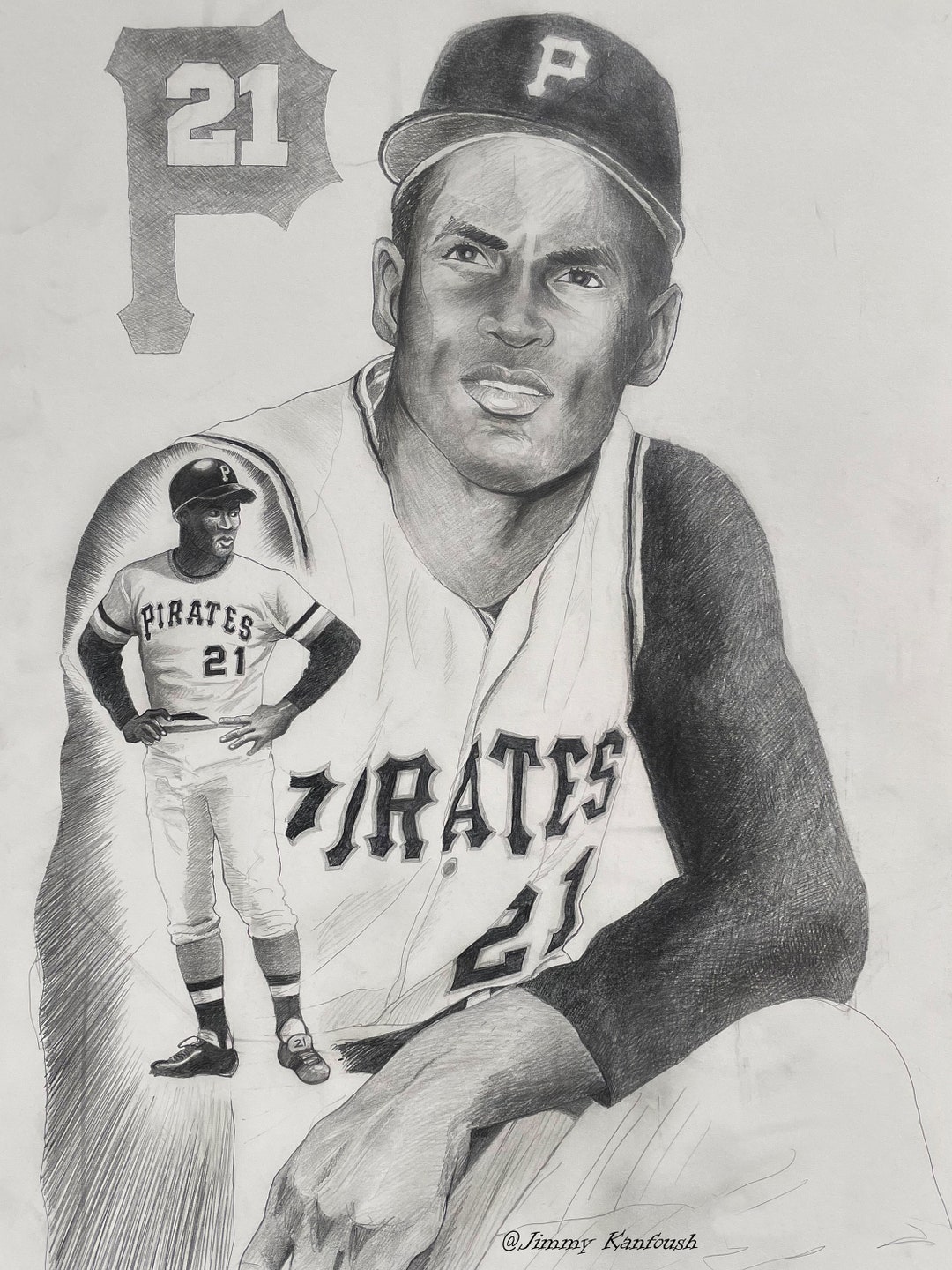 Roberto Walker Clemente #21 - Etsy