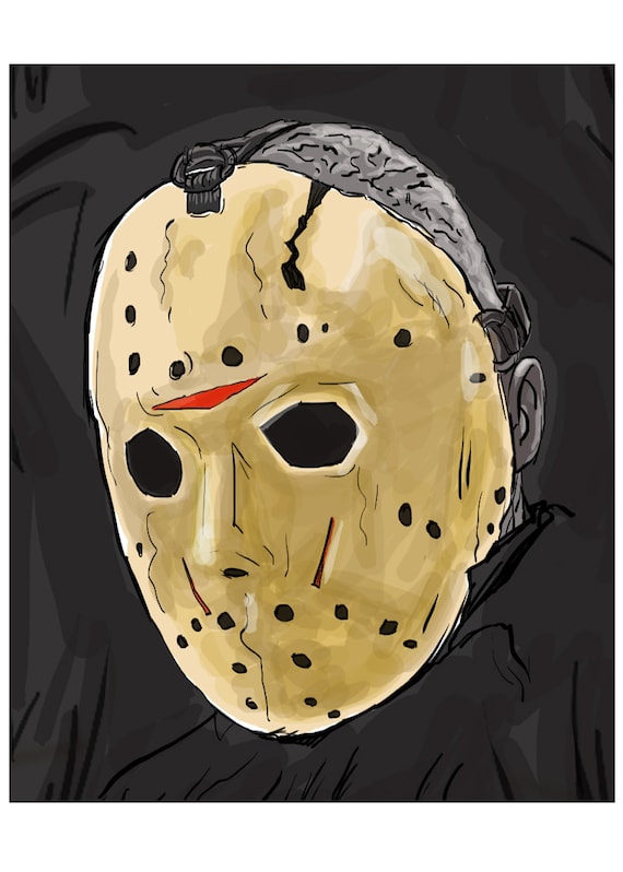 Jason Vorhees Mask Friday the 13th | Etsy