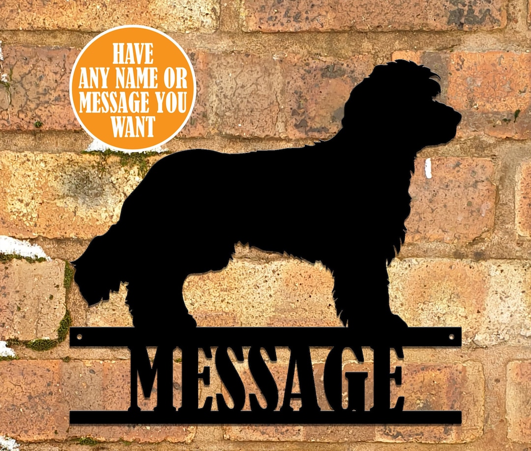 Cockapoo Metal Wall Art, Cockapoo House Sign, Cockapoo Pet Gifts ...
