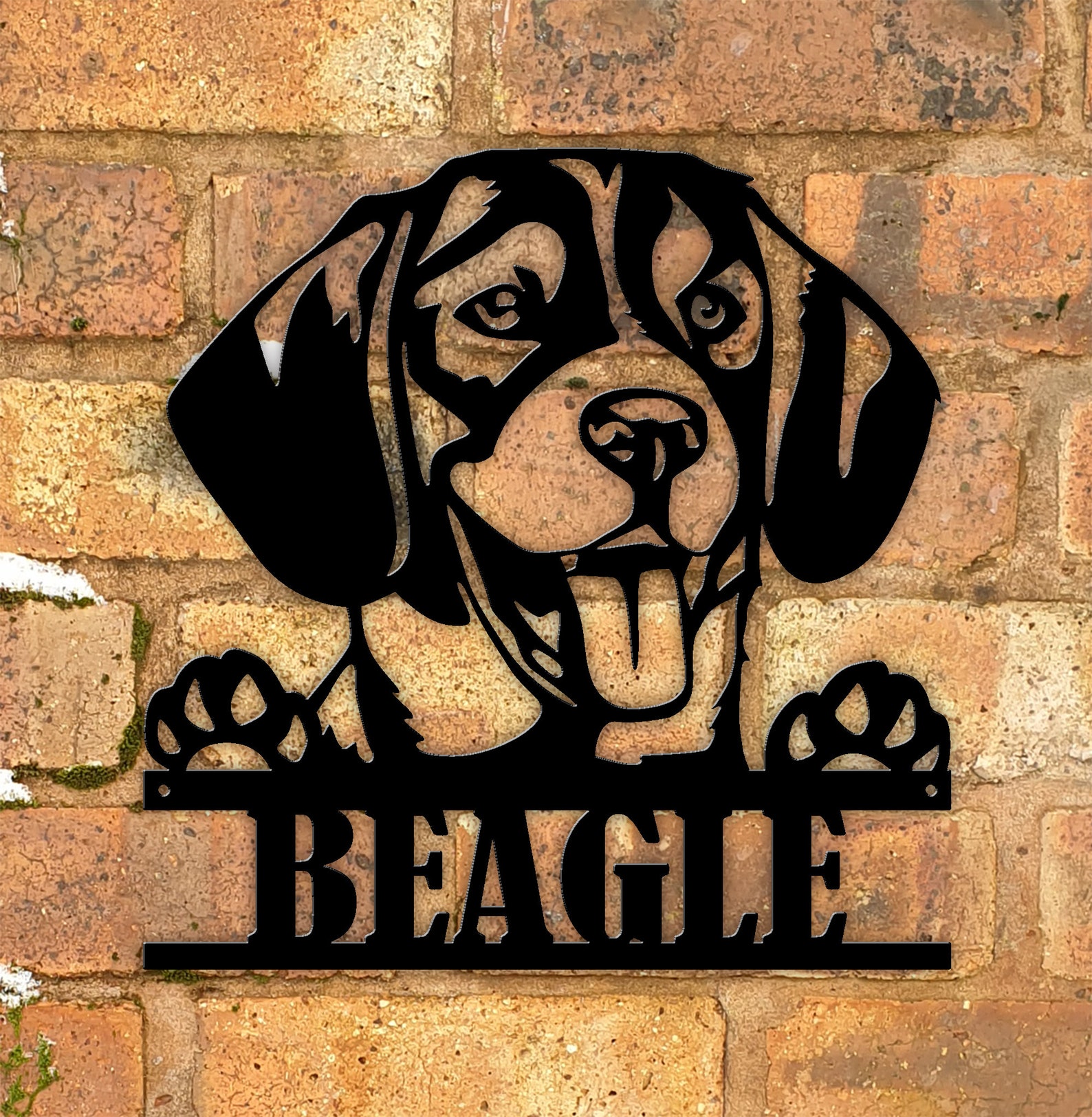 Beagle Metal Sign for Home House Name Wall Decor Dog Lover | Etsy