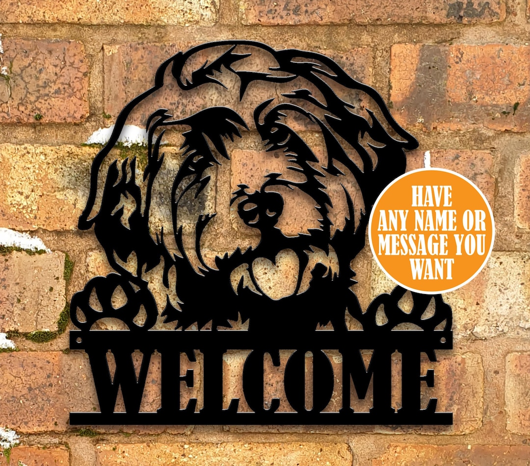 Cockapoo Metal Wall Art, Cockapoo House Sign, Cockapoo Pet Gifts ...