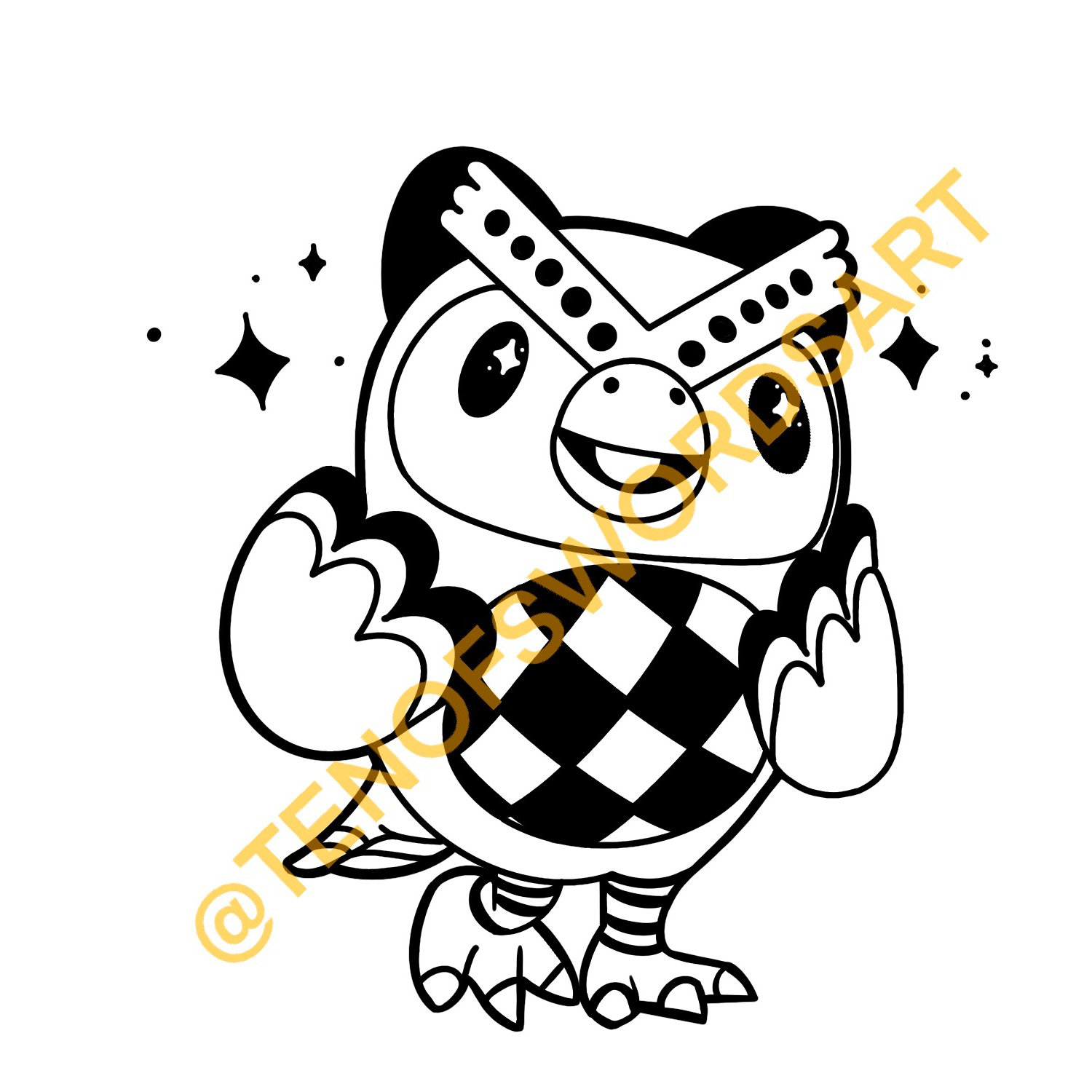 Transparent PNG Animal Crossing Celeste Cricut - Etsy