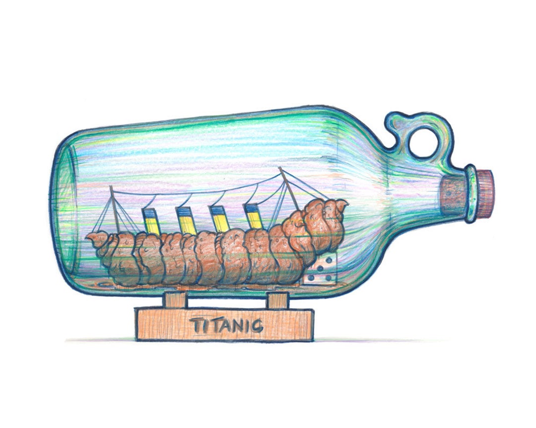 The Titanic - Signed Fine Art Print - Etsy