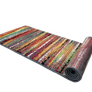 Colorful Rainbow Area Rug 5x7 Modern Rug for Living Room Décor 2020 Rug ...