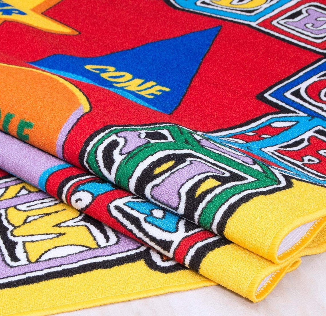 ABC Rugs Shapes-kids Educational Play Mat Daycare/nursery - Etsy