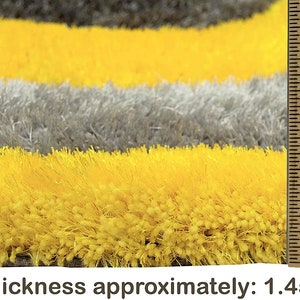 Yellow Shag Rug 5X7 for Living Room Decor 2021 Rug Trends Bright Modern ...