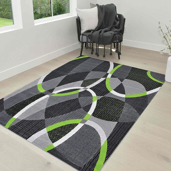 Dark Green Rug - Etsy