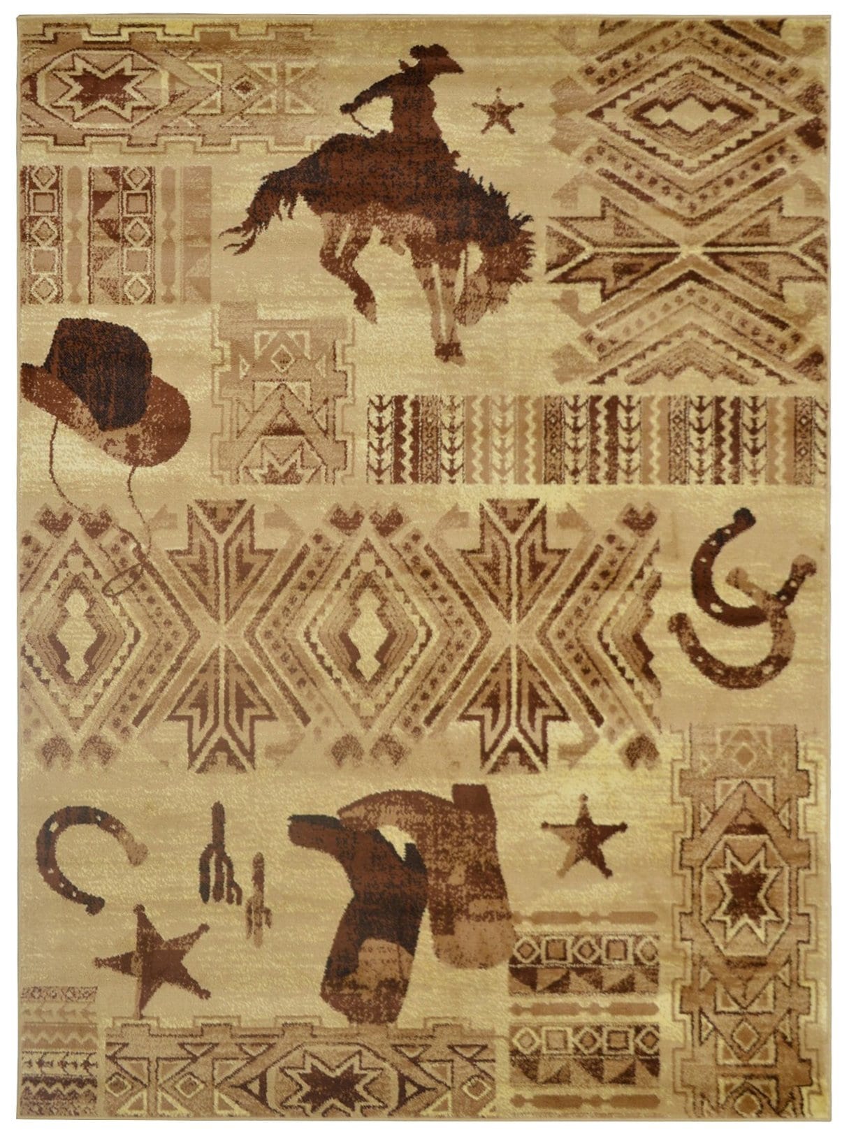 Native American Tribal Vintage Log Cabin Area Rugs Rustic - Etsy