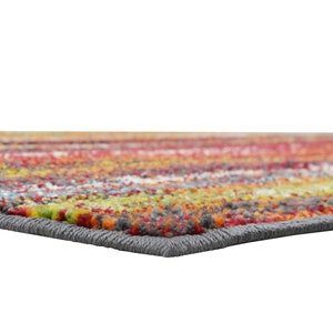 Colorful Rainbow Area Rug 5x7 Modern Rug for Living Room Décor 2020 Rug ...