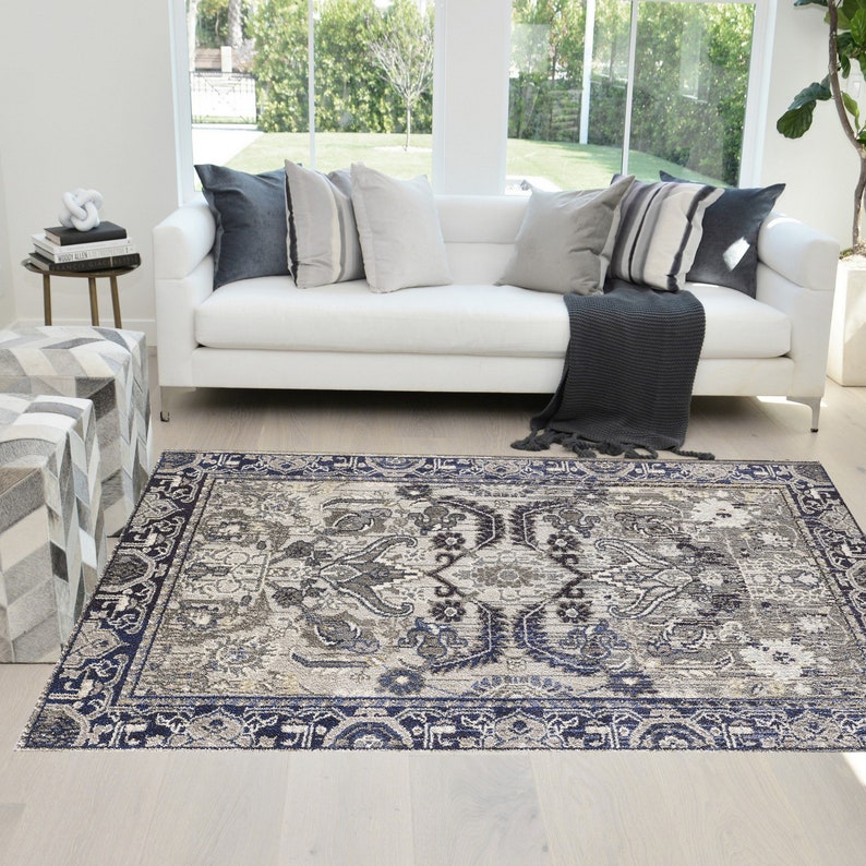 Rugs 8x10 Bohemian Oriental Distressed Modern Vintage Design - Etsy