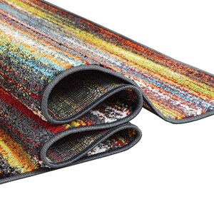 Colorful Rainbow Area Rug 5x7 Modern Rug for Living Room Décor 2020 Rug ...