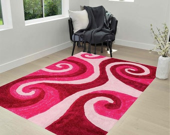 Hot Pink Shag Rug - Etsy