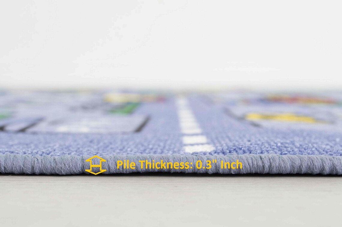 Kids Car Rugs City Map Boys/girls/children/toddler Educational - Etsy