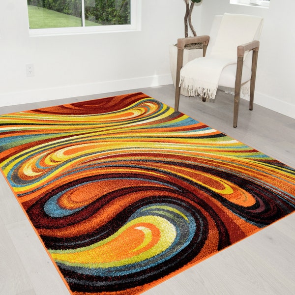 Colorful Rug - Etsy