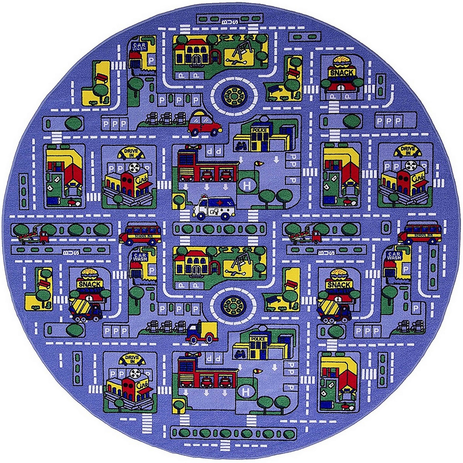 Kids Car Rugs City Map Boys/girls/children/toddler Educational - Etsy