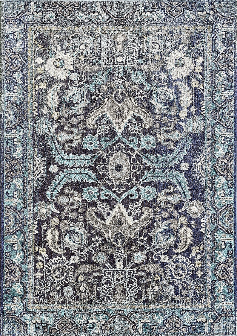 Rugs 8x10 Bohemian Oriental Distressed Modern Vintage Design - Etsy