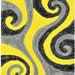 Yellow Shag Rug 5X7 for Living Room Decor 2021 Rug Trends Bright Modern ...