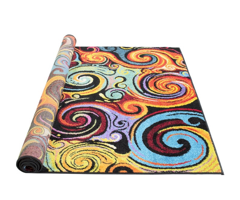 Colorful Rainbow Area Rug 5X7 Rugs for Living Room Décor 2020 | Etsy