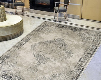 Abstract Persian Rug Modern Vintage Design Oriental Distressed - Etsy