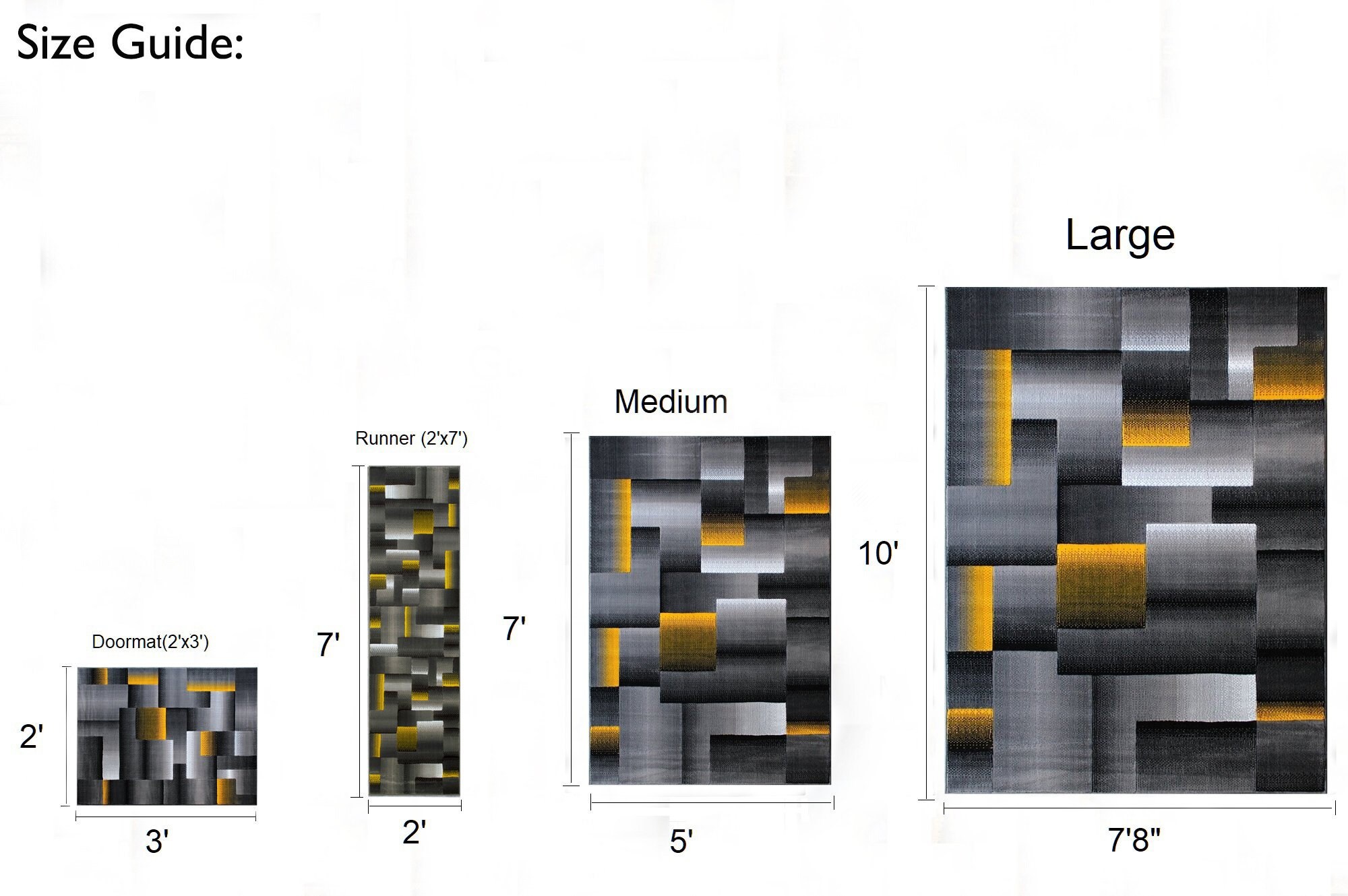 Home Décor Area Rug Carpet Floor Rugs 5x7 Geometric | Etsy